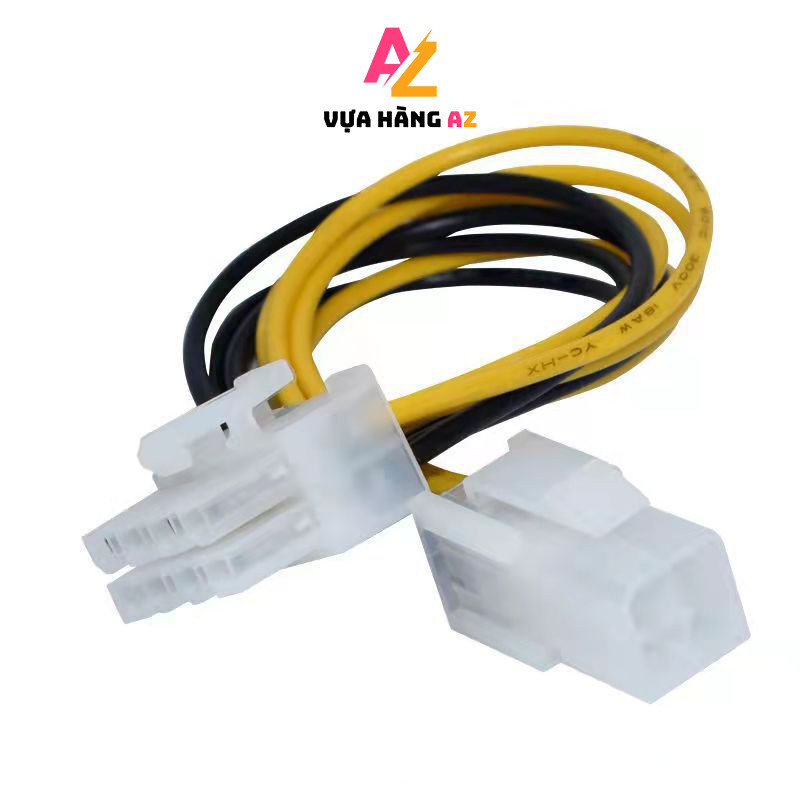 Dây cáp chuyển đổi nguồn Atx 4 pin sang Jack 8 pin cấp nguồn CPU ...