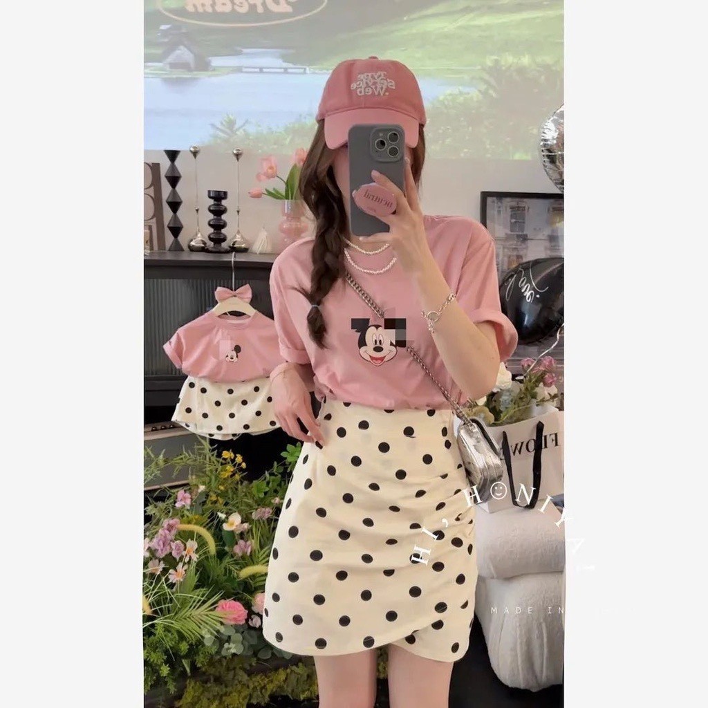 váy đôi mẹ con hàn quốc sang chảnh 10-37kg mẹ 40-75kg, váy cặp mẹ con, đồ đôi mẹ bé, set cặp mẹ ...