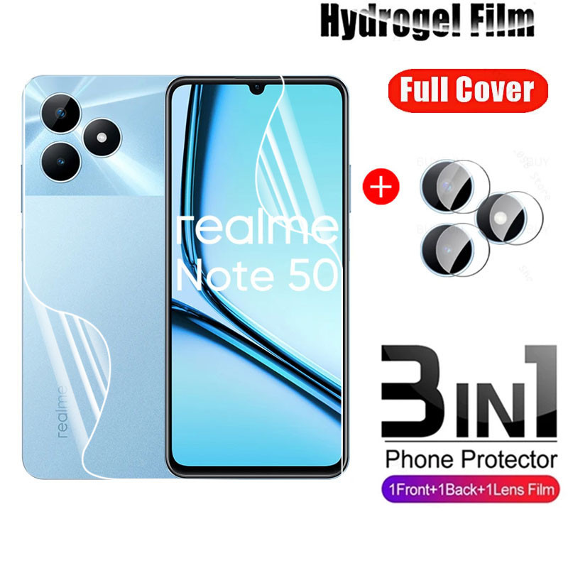 Realme Note 50 C63 Redmi Note50 Phim bảo vệ màn hình phía trước Mặt sau ...