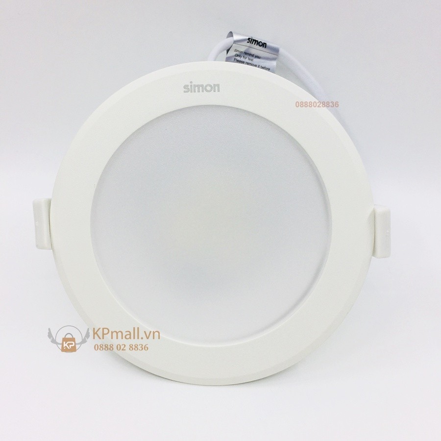 Đèn downlight âm trần tròn Wave Simon 8W ánh sáng vàng / trung tính ...