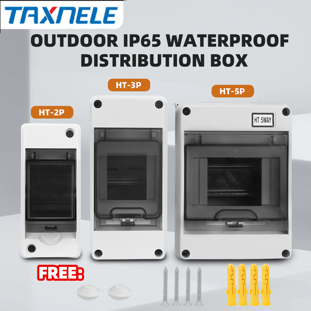 Taxnele HT 2 3 5 Cách Hộp Chống Thấm Nước Hộp Phân Phối Điện IP65 Ngoài ...