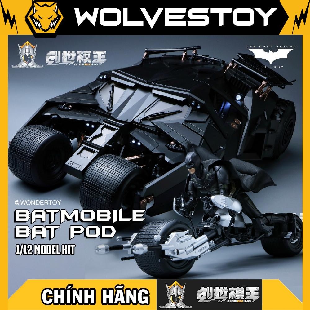 Mô Hình Modoking DC Batman The Dark Knight Batmobile Tumbler & Batpod 1 ...