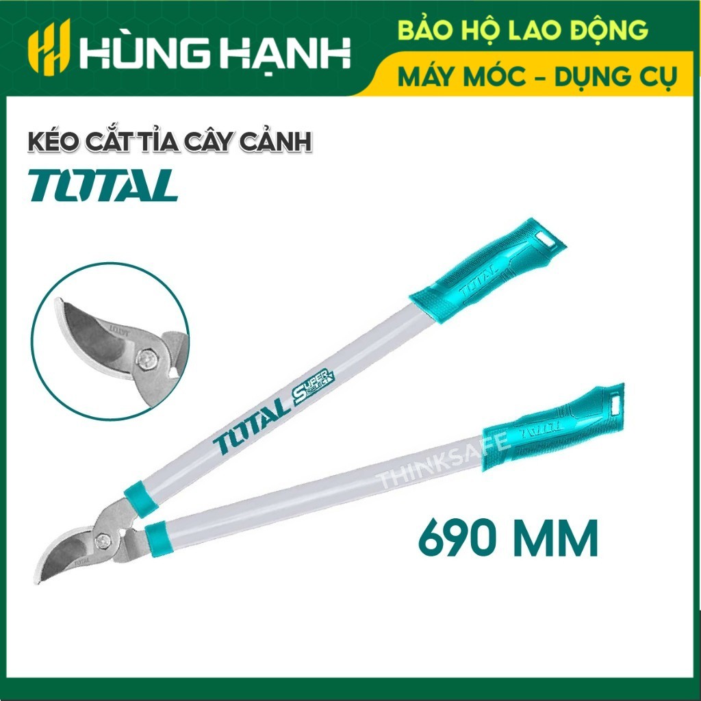 Kéo cắt tỉa cây cảnh 690mm Total THT1527201, cắt tối đa 18mm, sử dụng ...