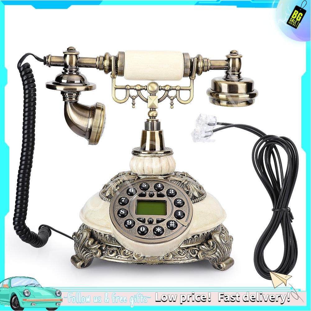 Resin White European Hands Free Bedroom Archaistic Vintage Caller ...