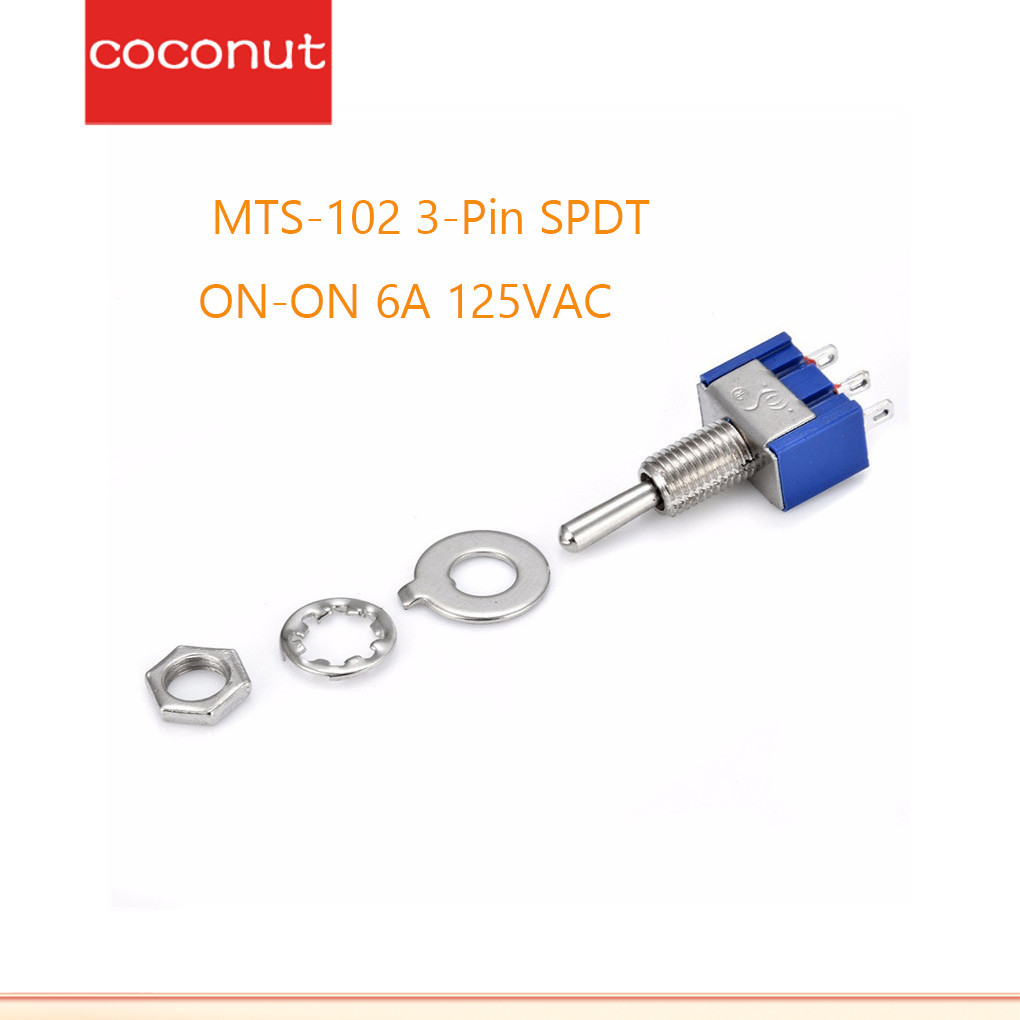 [Coco] Công tắc bật tắt Công tắc Rocker ném đôi Công tắc chống nước MTS-102-103-223 Công tắc nút ...
