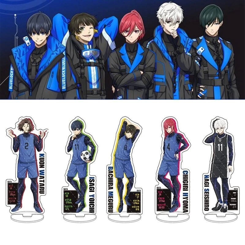 Mô hình Standee Blue Lock Isagi Nagi Meguru Chigiri Reo Sae Itoshi Rin ...