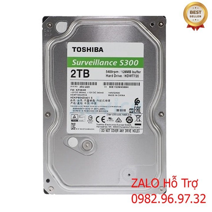 Ổ CỨNG HDD TOSHIBA/ Seagate/ Western 2TB ( CHUYÊN DỤNG CHO CAMERA ...