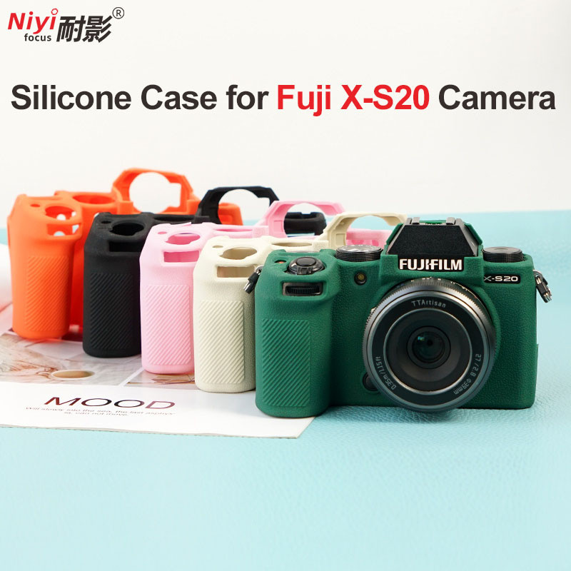 Vỏ máy ảnh silicon mềm Vỏ giáp cảm giác da Túi DSLR dành cho phụ kiện máy ảnh Fuji XS20 XS10 ...