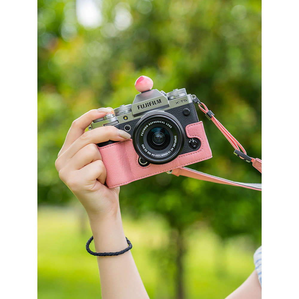 Hộp đựng máy ảnh Fuji XT5 xs20 Vỏ bảo vệ XT4 Túi đế xt30 Vỏ da thế hệ thứ hai xs10 Phụ kiện ...