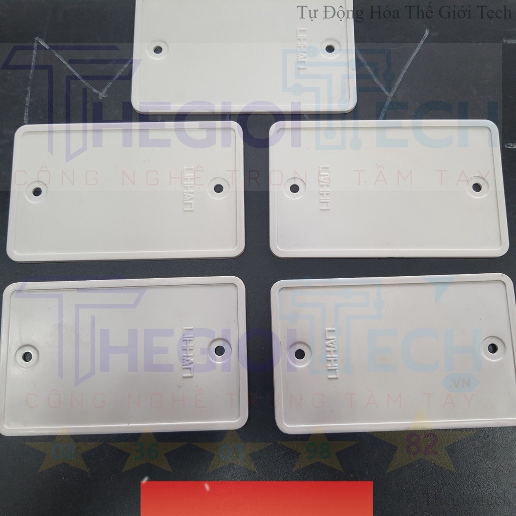 COMBO Mặt che ổ điện - Nắp che hộp nhựa âm tường - Mặt bít che ổ điện ...