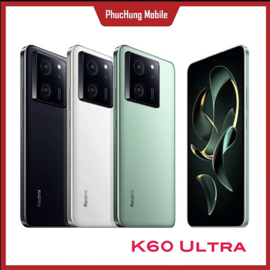 Điện thoại Xiaomi Redmi K60 Ultra, chip Dimensity 9200+, pin 5.000 mAh, sạc nhanh 120W | Shopee ...