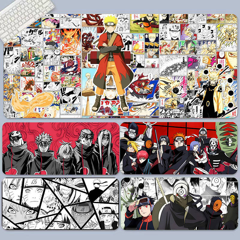 Naruto Peripheral Mouse Pad New Cartoon Personality Office Computer ...