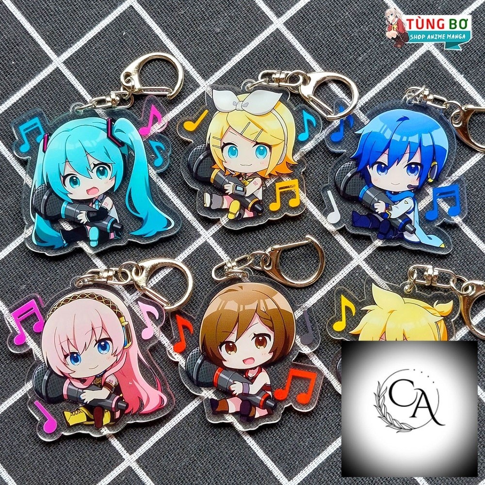 Móc Khóa Vocaloid (Miku, Rin, Len, Luka, Kaito, Meiko) | Shopee Việt Nam