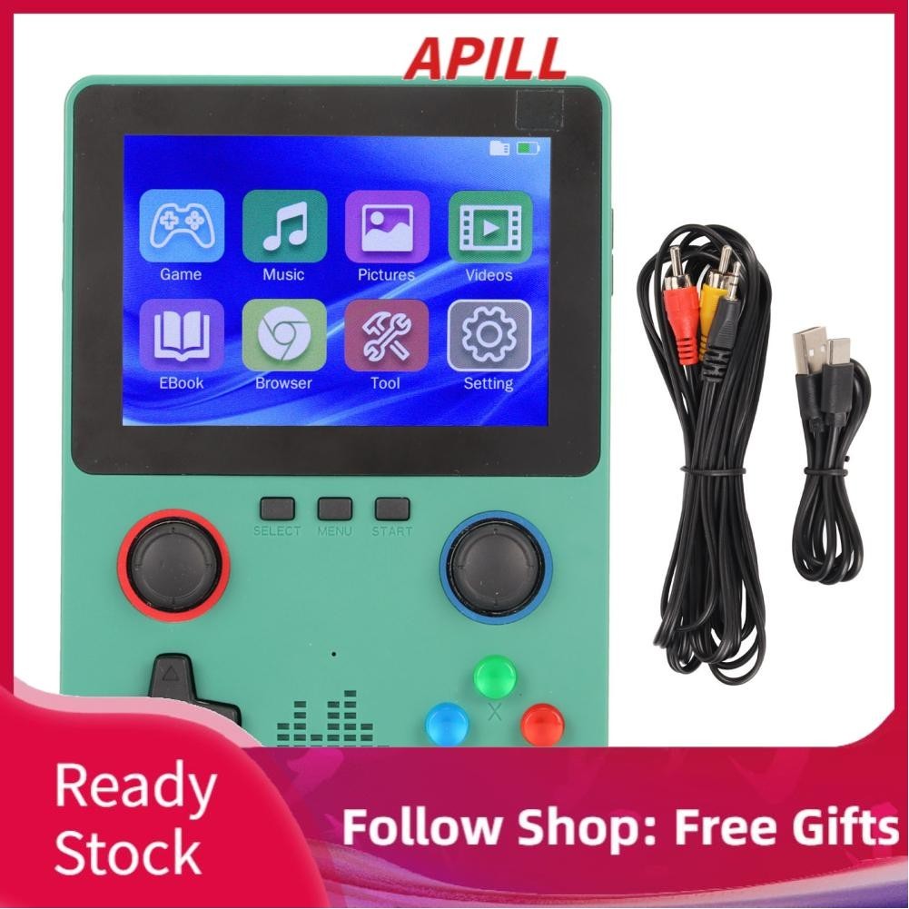 Apill Portable Gaming Console 3.5in IPS Screen Support TV Output ...