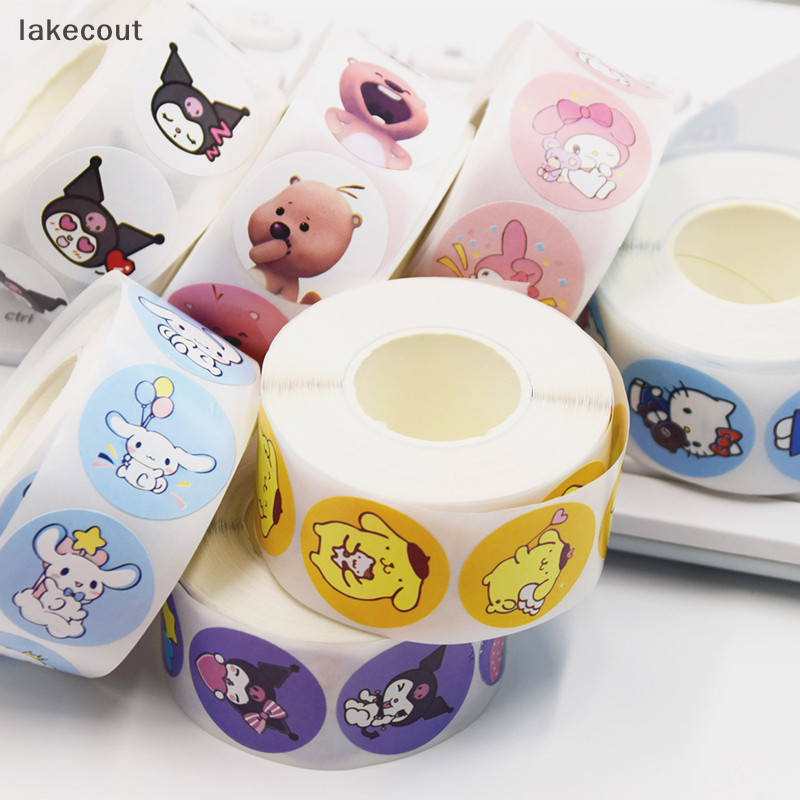 Lat 500 Cái / cuộn Hoạt Hình Anime Dán Dễ Thương Sanrio Hello Kitty ...