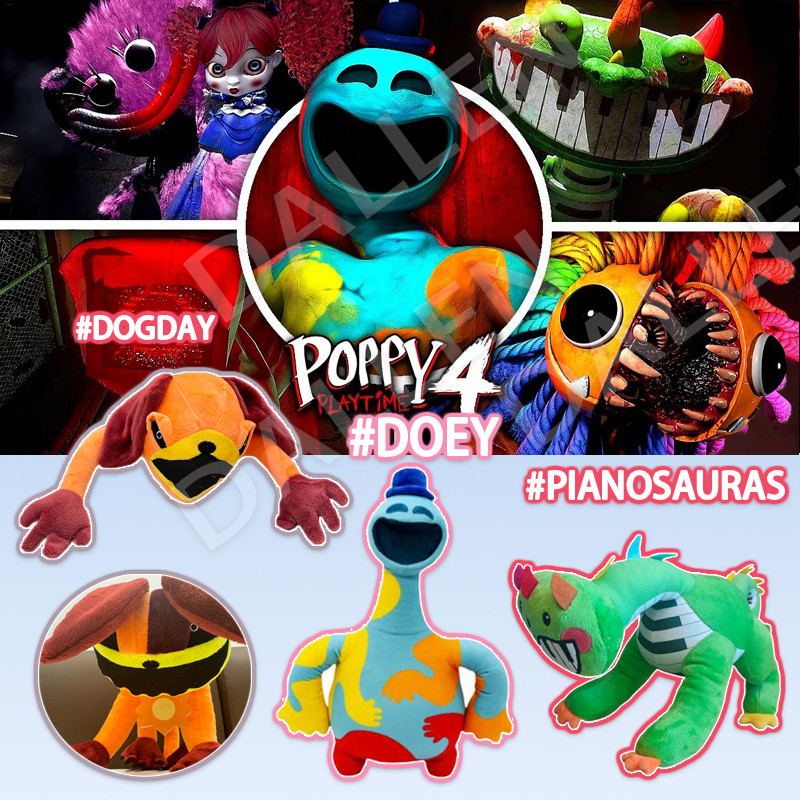 Doey Doll Poppy Playtime chương 4 đồ chơi Pianosaurus dogday Huggy ...