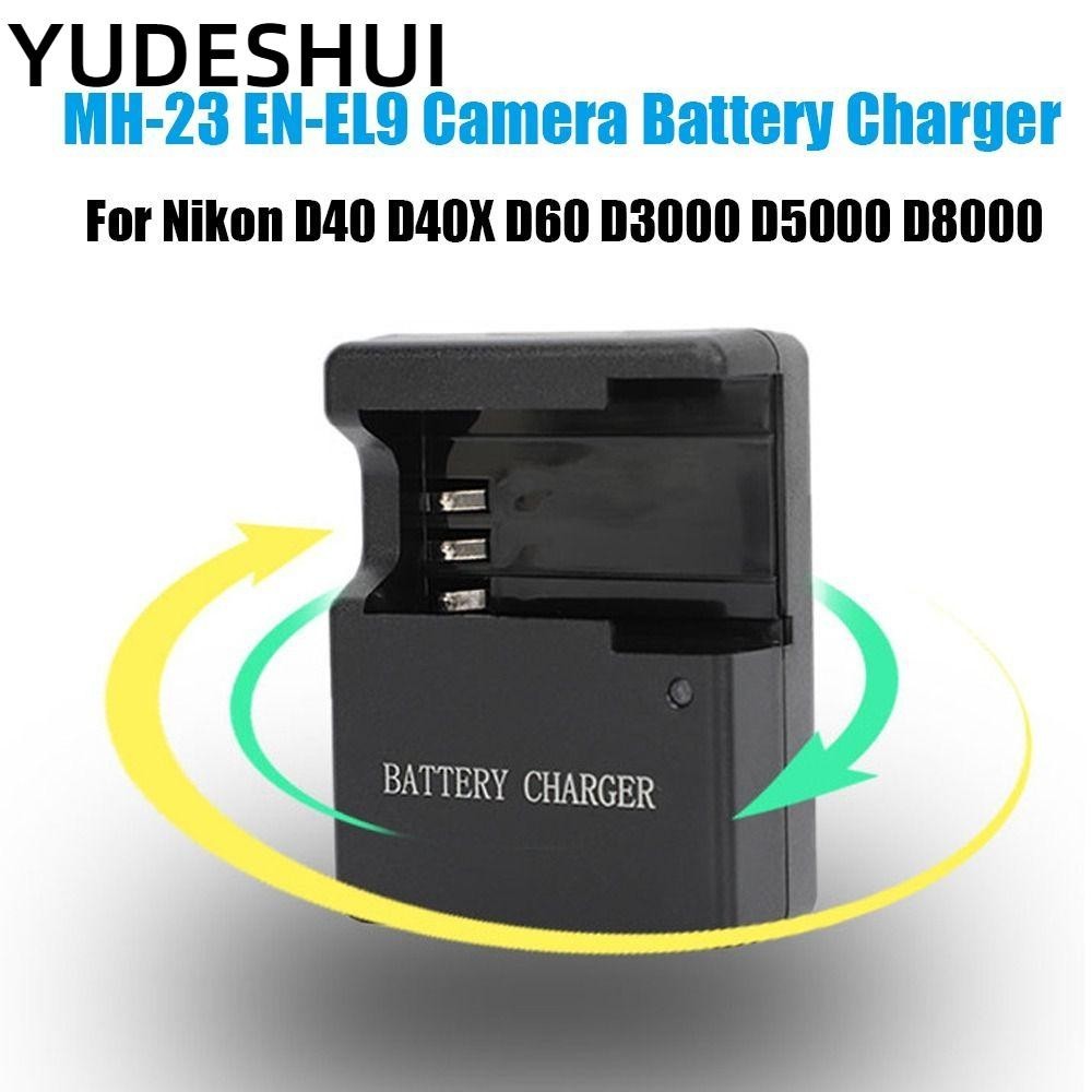 YUDESHUI sạc pin máy ảnh Đèn báo LED cầm tay đa năng EN-EL9 Bộ chuyển ...