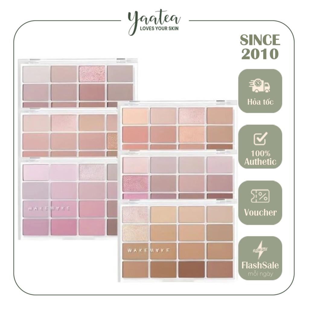 Bảng Phấn Mắt Wake Make Soft Blurring Eye Palette | Shopee Việt Nam
