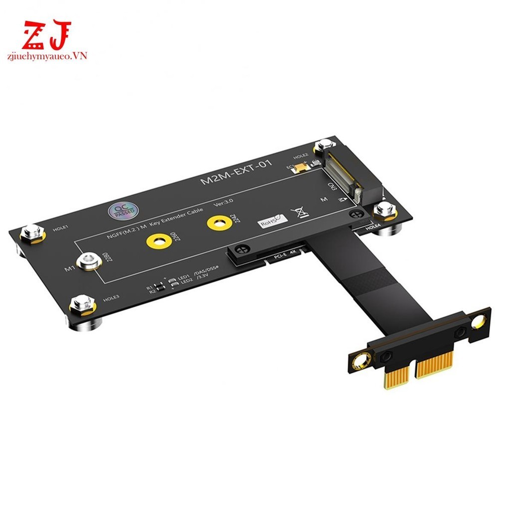 Dành Cho Cáp Nối Dài M.2 NGFF NVME M-Key SSD Sang PCI-E 1X Cho PC ...