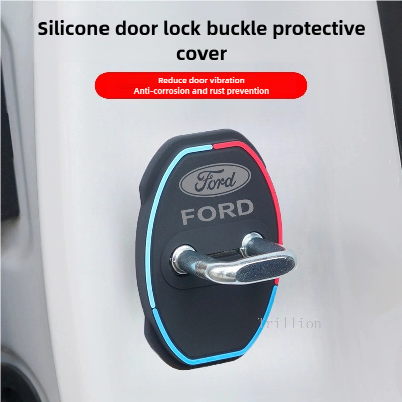 1 Cái / 4 Silicon Tự Động Bảo Vệ nút giảm chấn cửa Cho Xe Ford Ranger ...