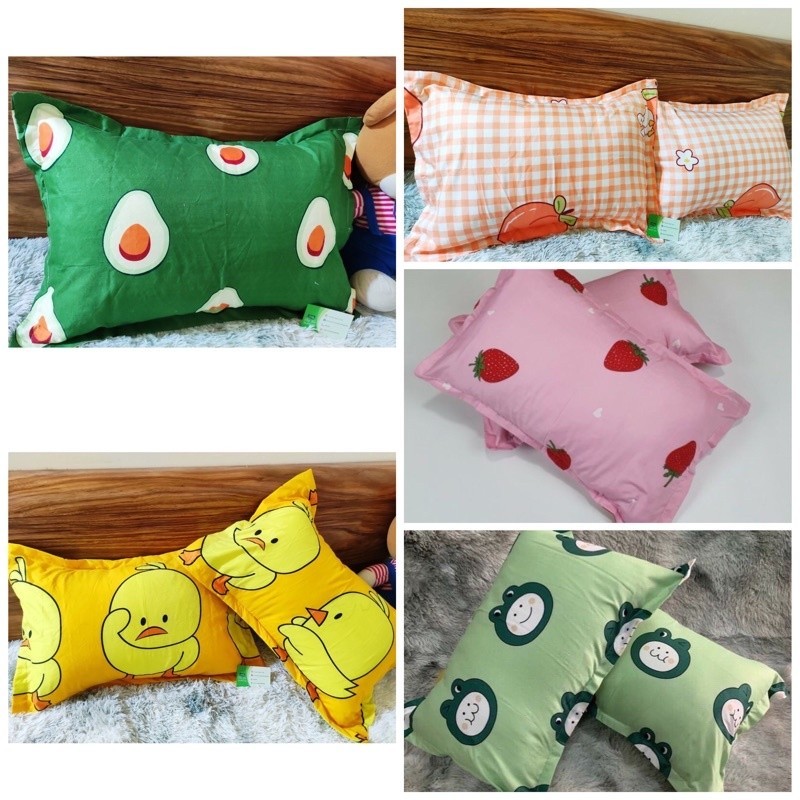 ( Bộ 2 Cái ) Vỏ gối nằm COTTON siêu mềm mại kích thước 40 x 60 cm Và 50 ...