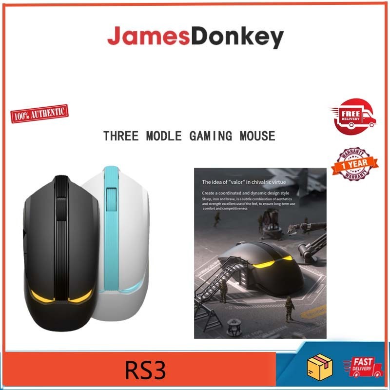 Chuột chơi game ba chế độ không dây James lừa RS3, 19000DPI, cảm biến ...