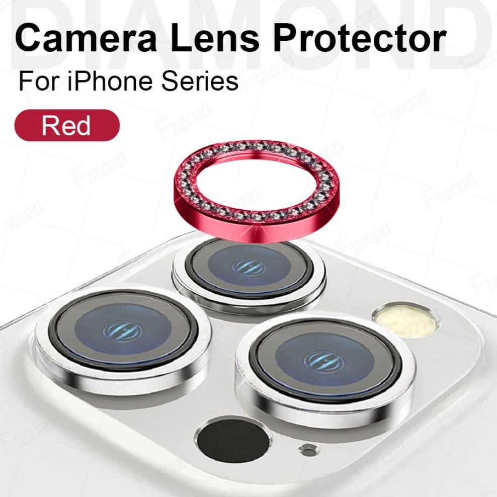 Bảo Vệ Ống Kính Máy Ảnh Cho iPhone 16 Pro Max 15 14 Plus 13 Pro 12 Mini 11 Max Với Kính Kim Loại ...