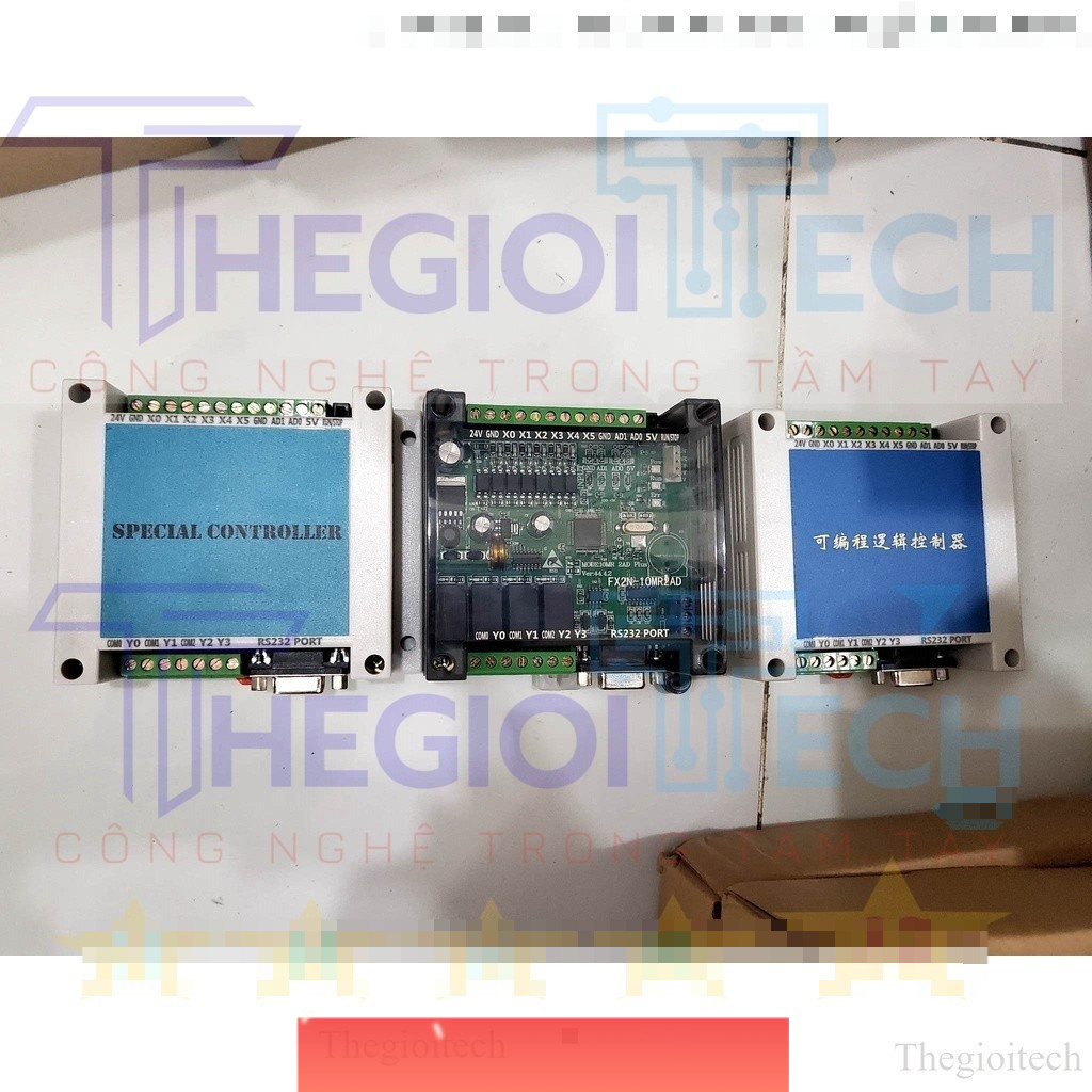 Board Mạch lập trình PLC Mitsubishi FX3U FX1N FX2N-10MR FX2N 6MR 2AD ...
