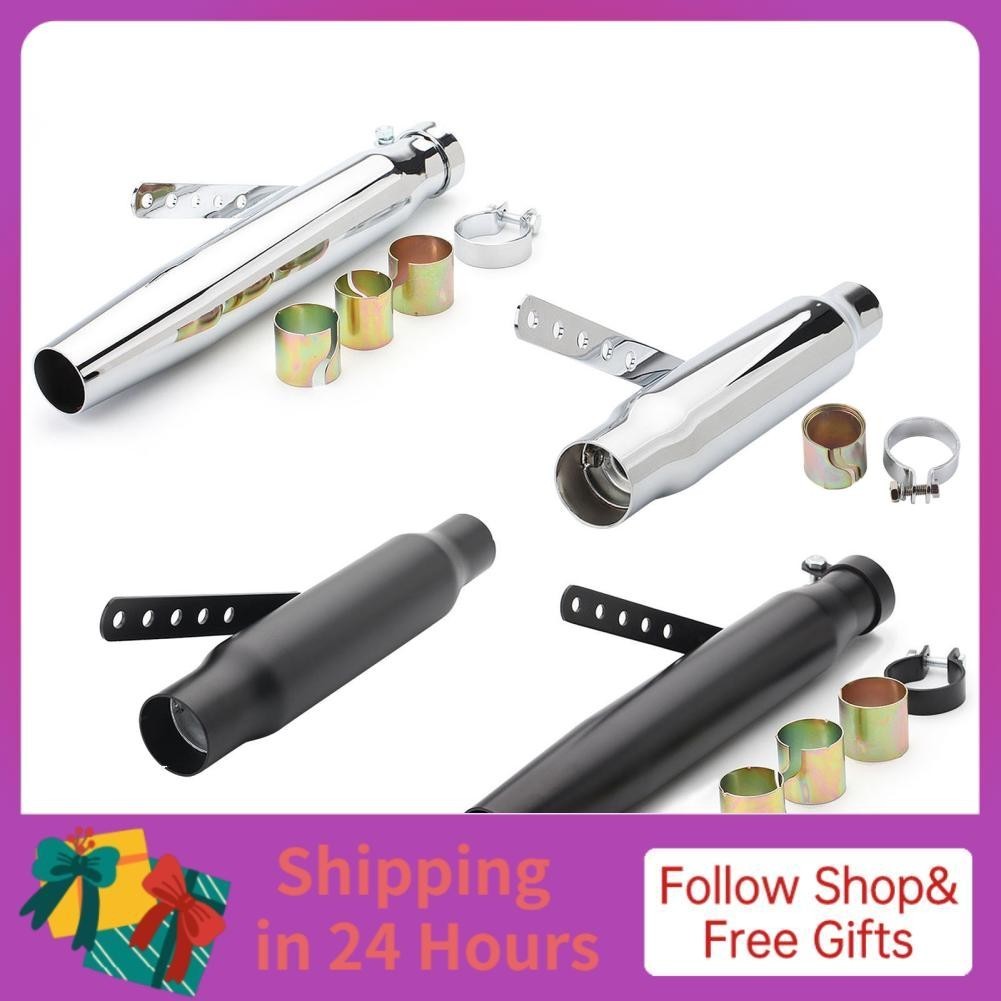 Motorcycle Muffler Pipe Delicate Surface Left To Right Rotating Exhaust ...