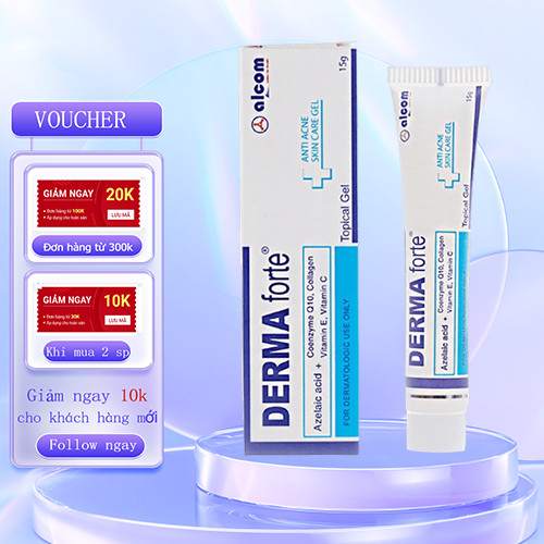 Derma Forte Gel 15g - Bản Advanced - Giúp Giảm Mụn Trứng Cá, Ẩn, Đầu ...