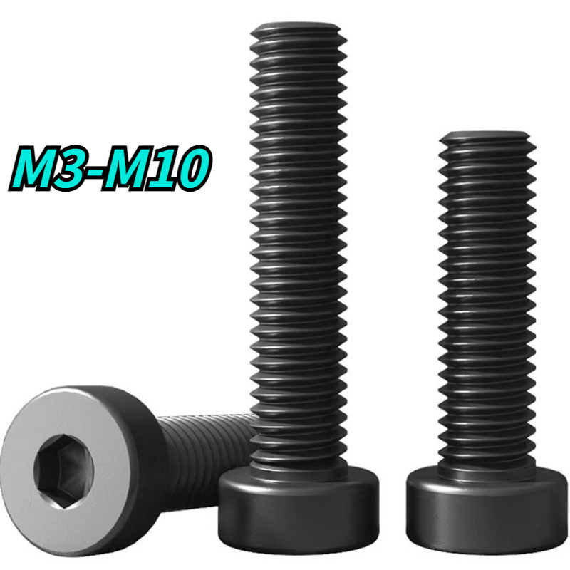 [Hnk] Ổ cắm lục giác đầu mỏng cường độ cao 12.9 Vít vít đầu tròn thấp Ổ cắm lục giác bu lông M3 ...