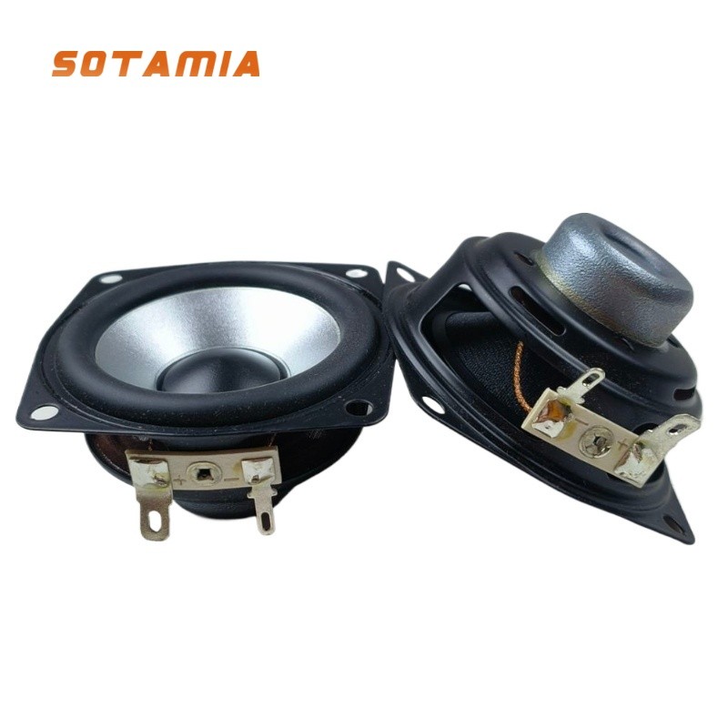 Sotamia 2 Chiếc Loa Toàn Dải 2.5 Inch 4 Ohm 15W Loa Bluetooth Khuếch Đại Loa Cao Su Cạnh Hifi Âm ...