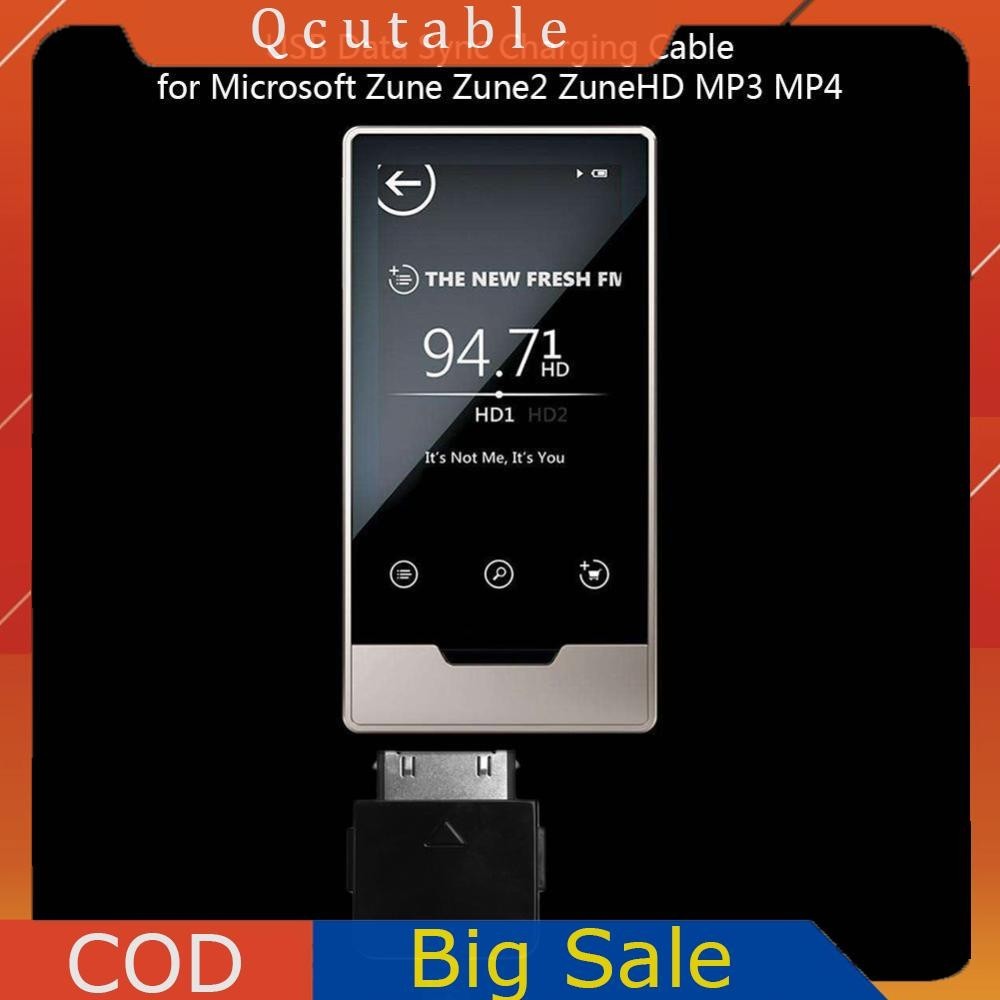 Cáp sạc đồng bộ dữ liệu USB 1m cho Microsoft Zune Zune2 ZuneHD MP3 MP4 ...