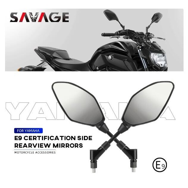 Rearview Mirrors For YAMAHA MT07 MT09/Tracer 900/9/GT Tenere 700 MT10 ...