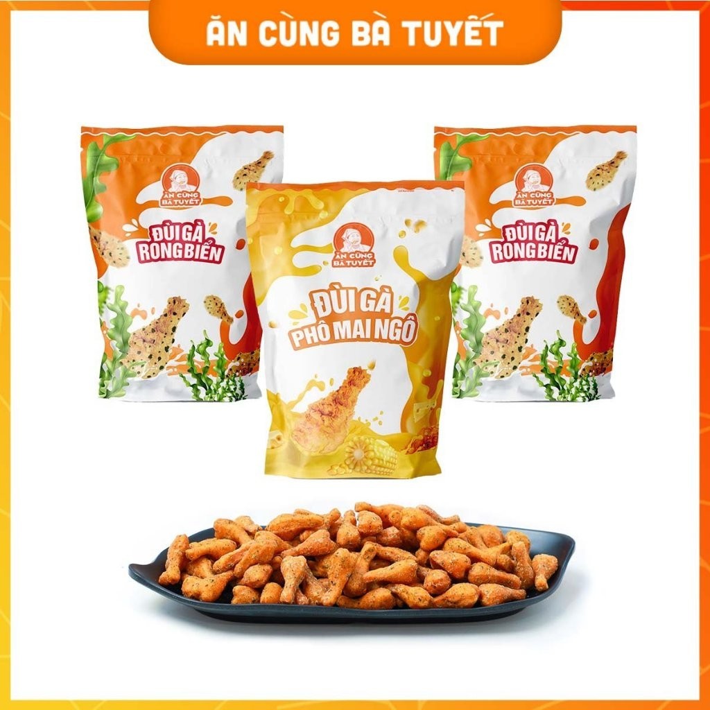 Snack Đùi Gà Rong Biển, Pho Mai Ăn Cùng Bà Tuyết - An Phát Food ...