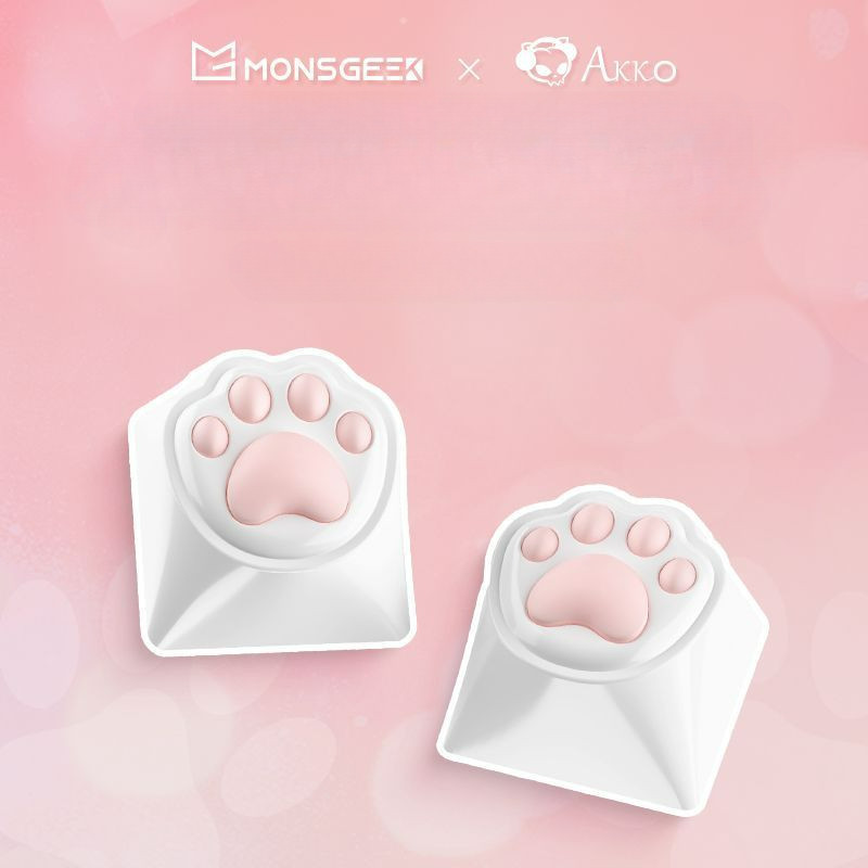 Monsgeek AKKO Đồng thương hiệu Cat Paw Silicone Keycap OEM Profile Bàn ...