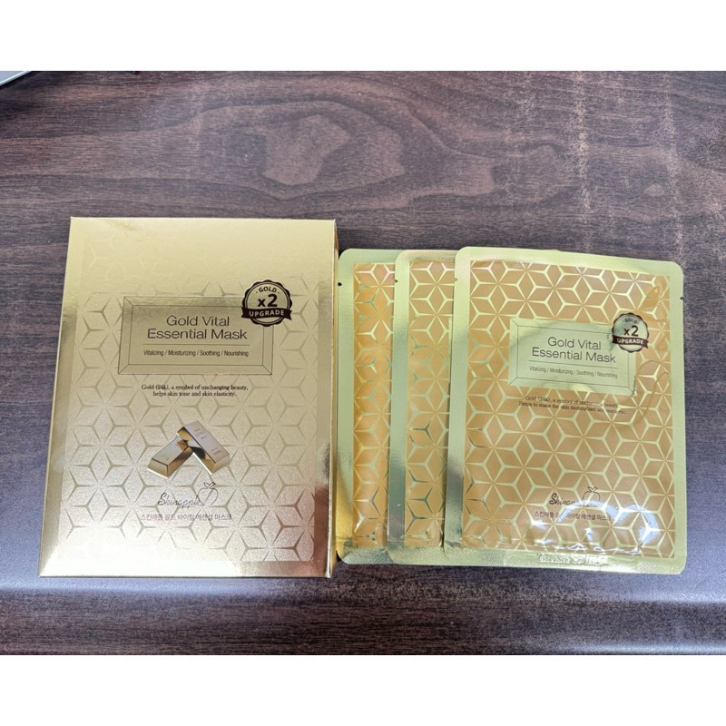 [ Hộp 10 miếng] Mặt nạ tinh chất vàng SKINAPPLE GOLD VITAL ESSENTIAL ...