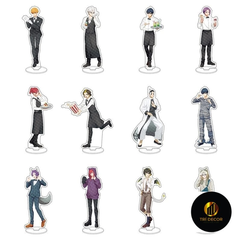 Mô hình Standee Blue Lock Isagi Nagi Meguru Chigiri Reo Sae Itoshi Rin ...