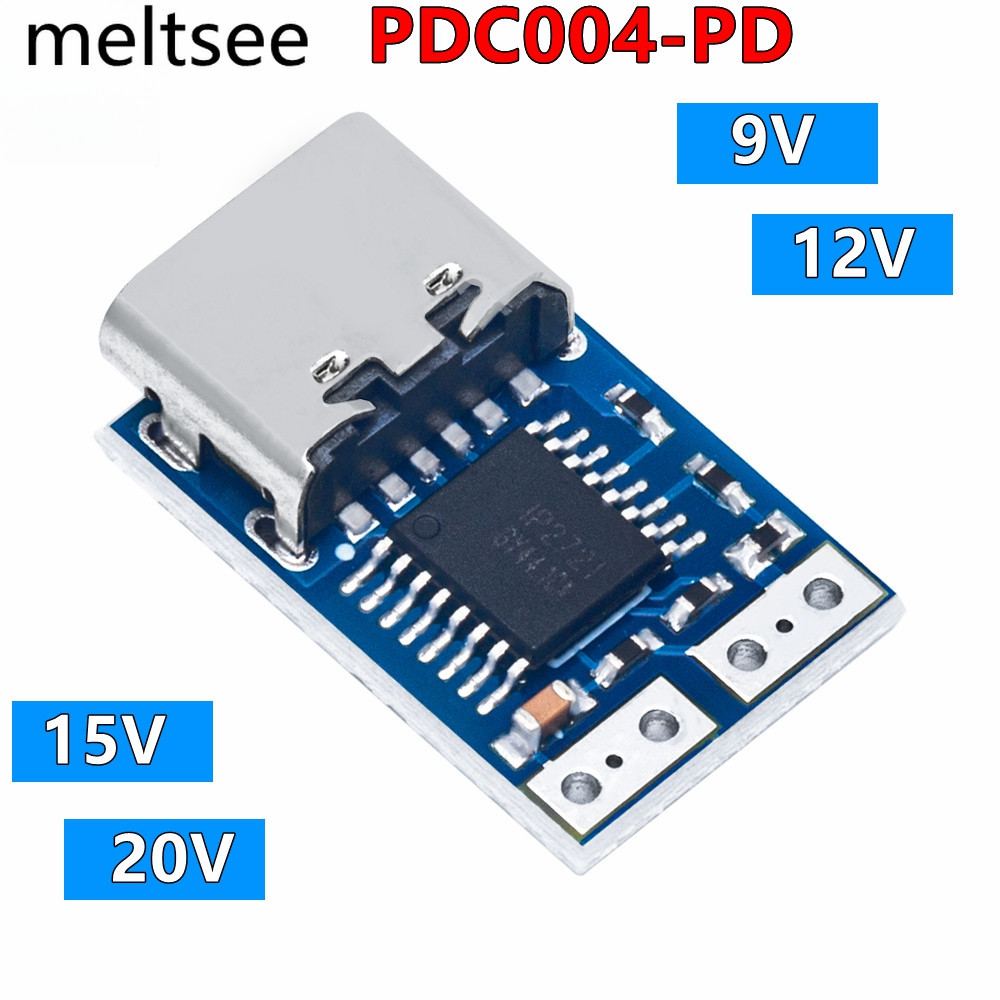 Pdc004-pd mô-đun mồi nhử PD PD23.0 sang DC DC PDC004- cáp mở rộng kích hoạt Bộ sạc QC4 9V 12V ...