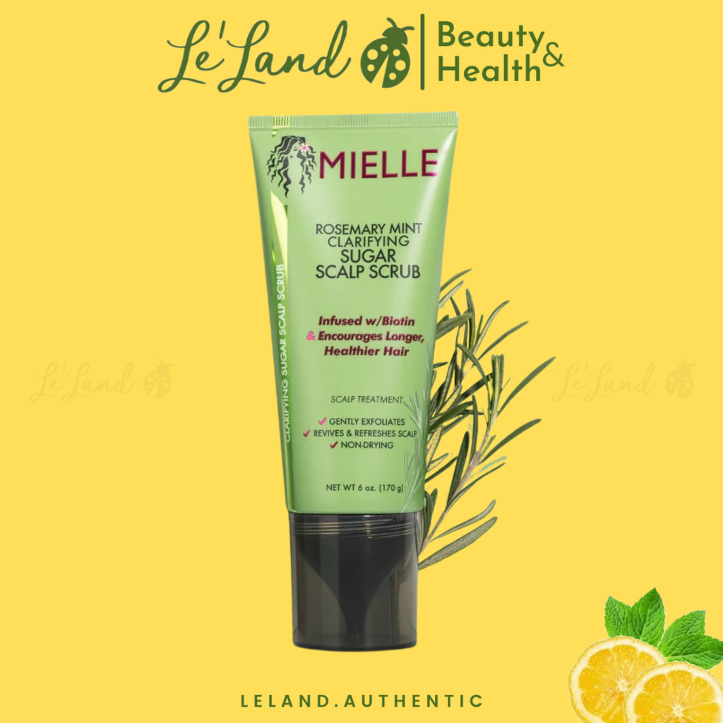 Tẩy tế bào chết da đầu Mielle Rosemary Mint Clarifying Sugar Scalp Scrub 170g- MIELLE của Mỹ ...