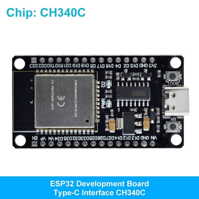 Bảng phát triển ESP32 TYPE-C USB MICRO USB CP2102 CH9102X CH340C WiFi + Bluetooth Công suất siêu ...