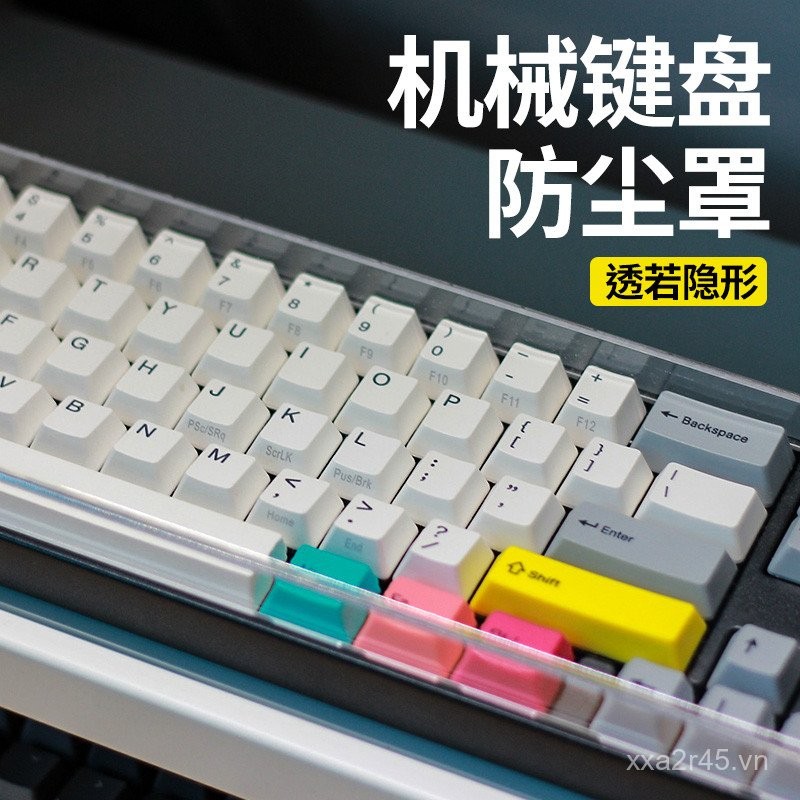Bàn phím cơ, vỏ acrylic chống bụi, màng bảo vệ 68, 87 phím, Logitech NJ80, keycap Amilo, vỏ ...