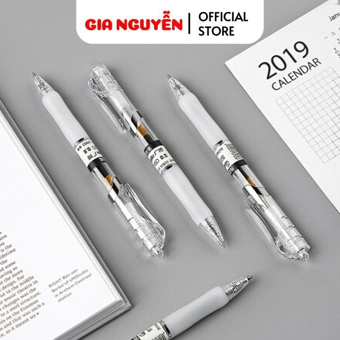 COMBO 3 Bút Gel, Bút bi nước Guangbo 72015 Ngòi 0.5mm / Ruột thay thế ...