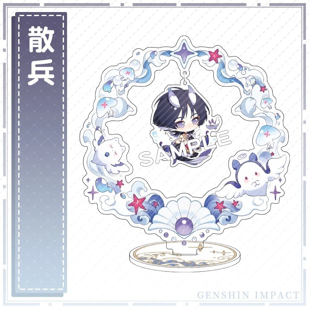 Mô hình Standee Game Genshin Impact Figures Furina Neuvillette Acrylic ...