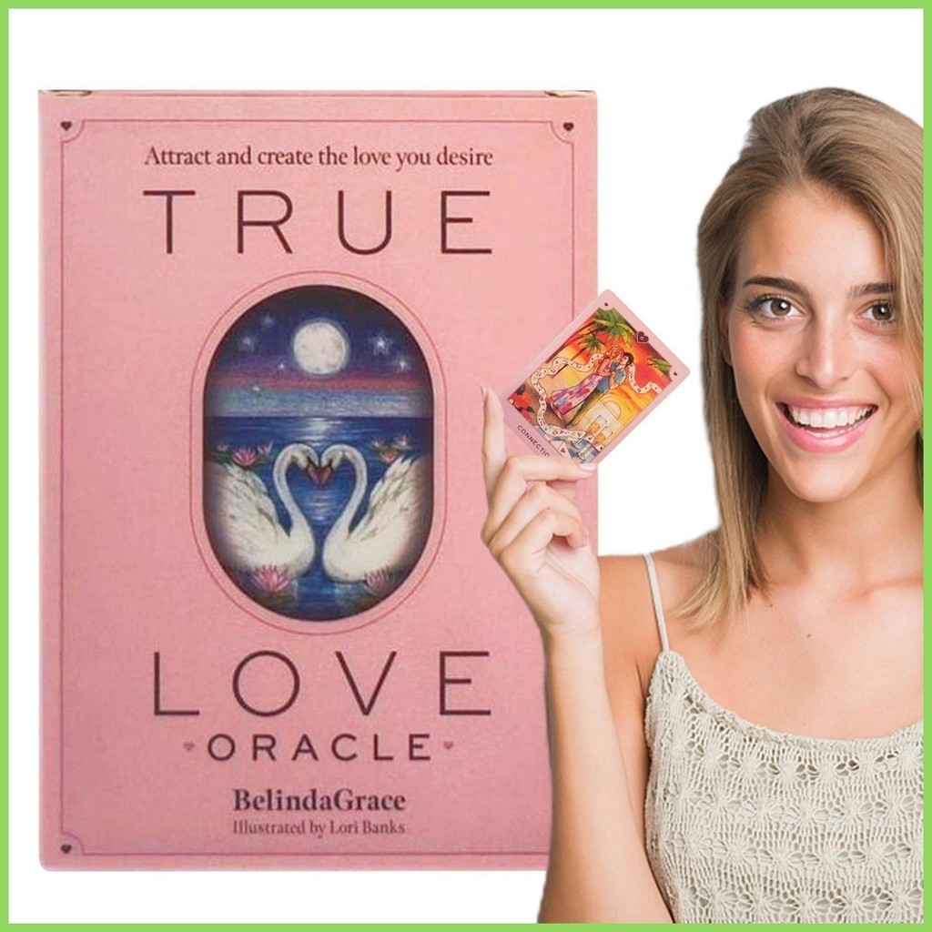 True Love Oracle Cards For Fate Bói toán Full English Tarot Cards ...