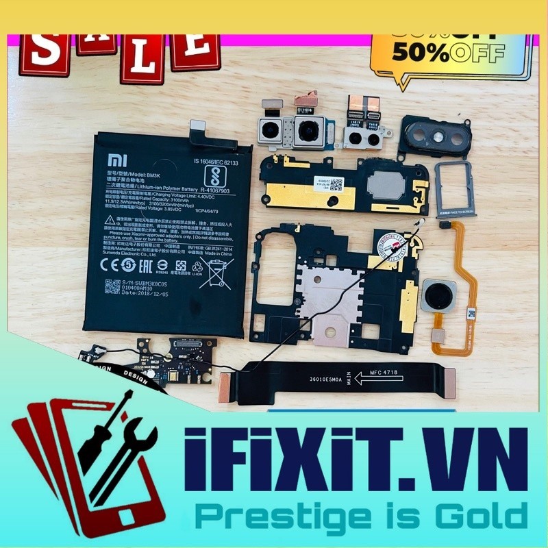 Linh Kiện Xiaomi Mi Mix 3 / Camera trước sau,cáp nối main,main sạc,loa ...