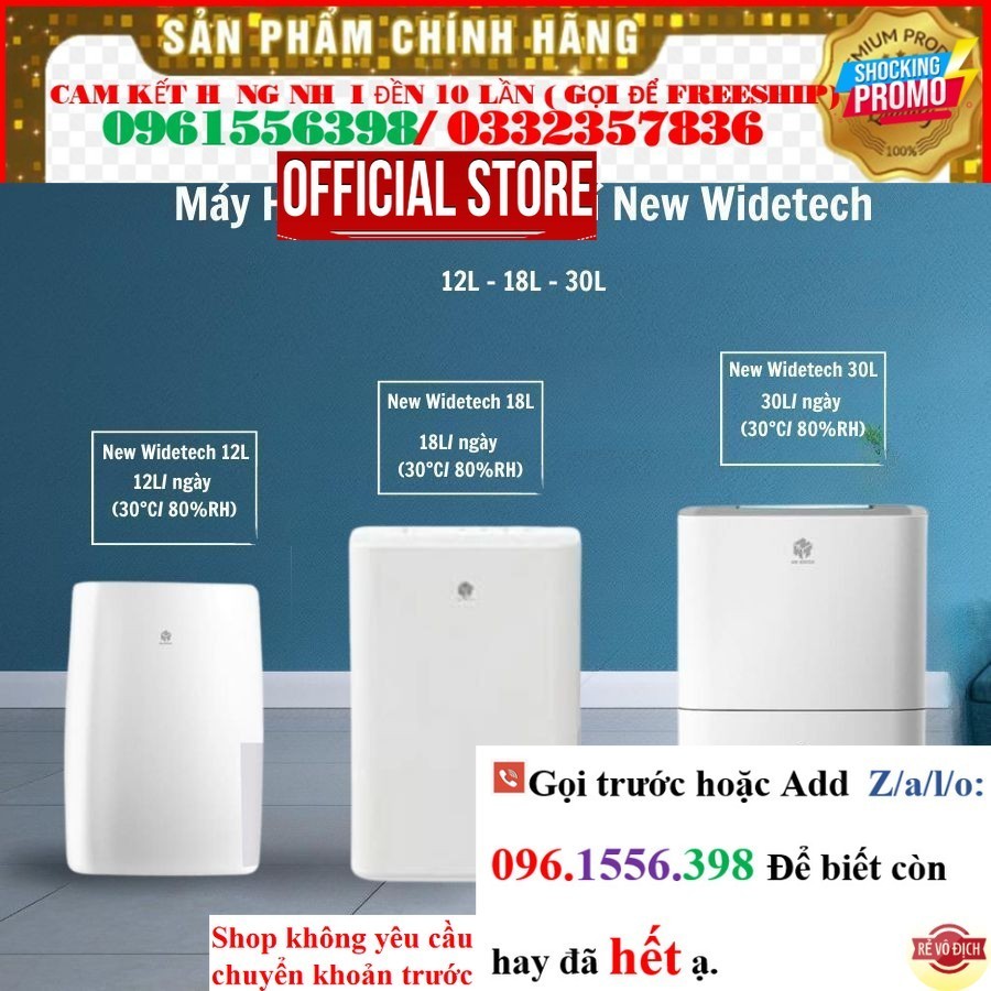 kho Máy hút ẩm Xiaomi New Widetech 12L 18L 30L | Shopee Việt Nam
