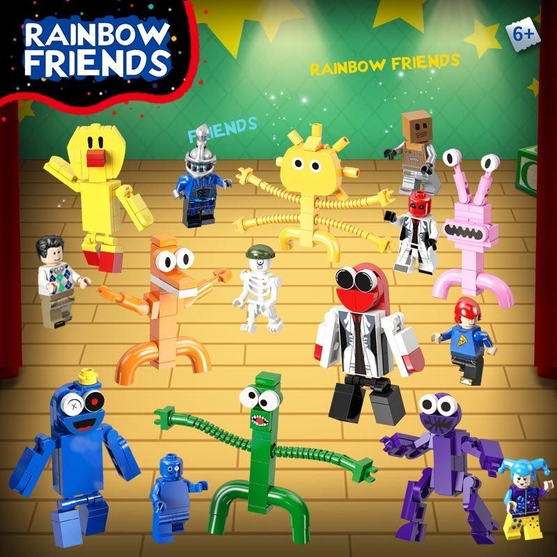 Tương thích với LEGO Rainbow Friends khối xây dựng mô hình lắp ráp đồ ...