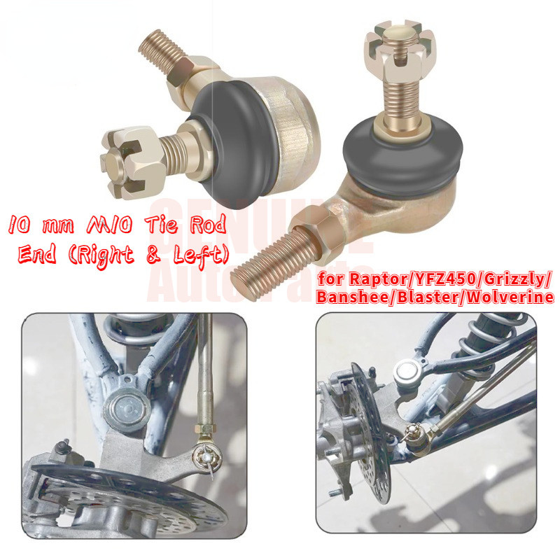 M10 Tie Rod End 10mm Top & Side Thread Trái và Phải Hand Tie Rod Ball Joint cho ATV SHOPSBC1827 ...