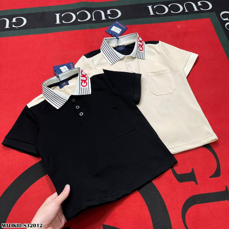Polo Gucci Cộc Tay Thêu Cổ Bé Trai Gen Z 12-40kg | Shopee Việt Nam